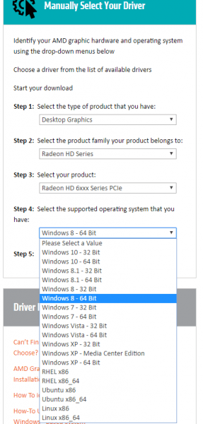 Windows 8 AMD Radeon HD Graphics Drivers Free Download - Driver Easy