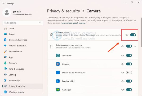 [SOLVED] Camera Error Code 0xa00f4244 in Windows 10/11 - Driver Easy