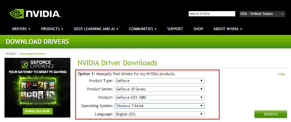 NVIDIA GeForce GTX 1080 Graphics Drivers for Windows 7 - Driver Easy