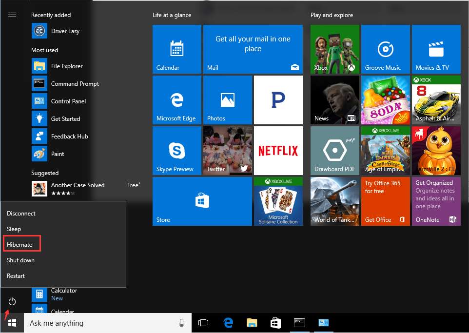 Enable or Disable Hibernate in Windows 10 - Driver Easy
