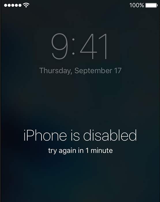 If you forgot the password for your iPhone, or iPhone is disabled ...