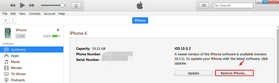 Restore or Reset iPhone to Factory Settings - Driver Easy
