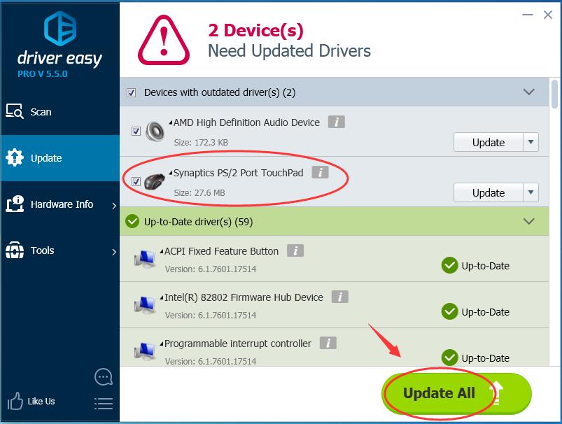 Synaptics Touchpad Driver Download & Update Easily - Driver Easy