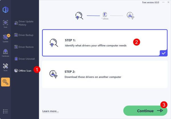 Offline Scan - Driver Easy