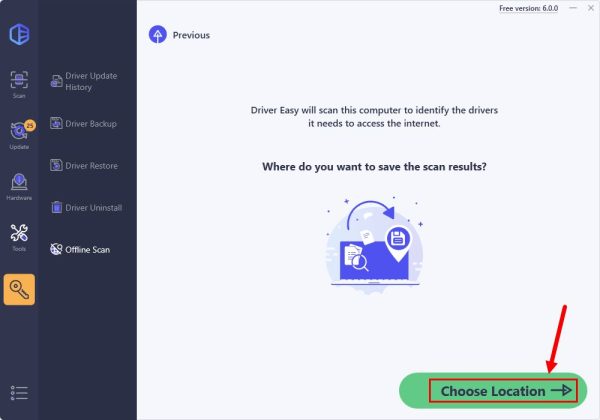 Offline Scan - Driver Easy