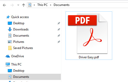 Convert JPG to PDF on Window 10 - Driver Easy