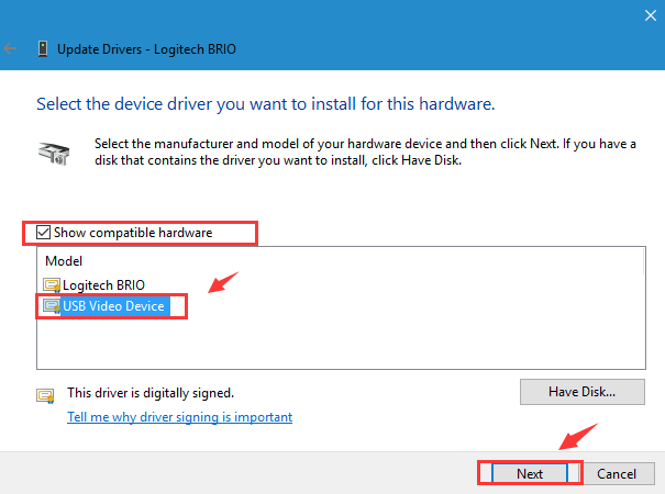 Logitech Brio Webcam Not Detected After Windows 10 Creators Update ...
