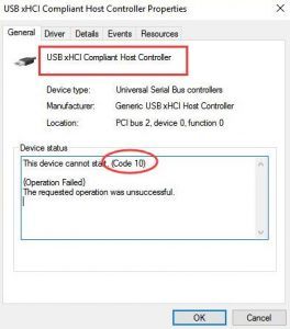 Fix: USB xHCI Compliant Host Controller Error Code 10 - Driver Easy