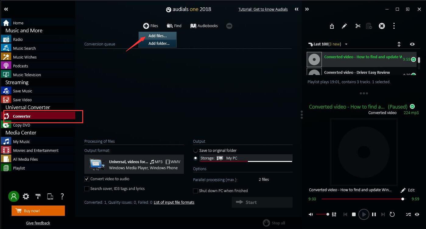 Best 2 Methods to Extract Audio From YouTube Video Easily! - Driver Easy