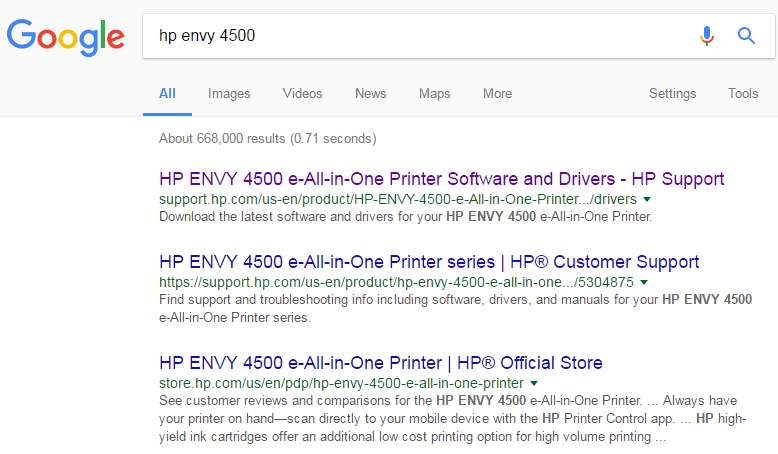 HP Envy 4500 Series Printer Drivers Download & Update on Windows ...