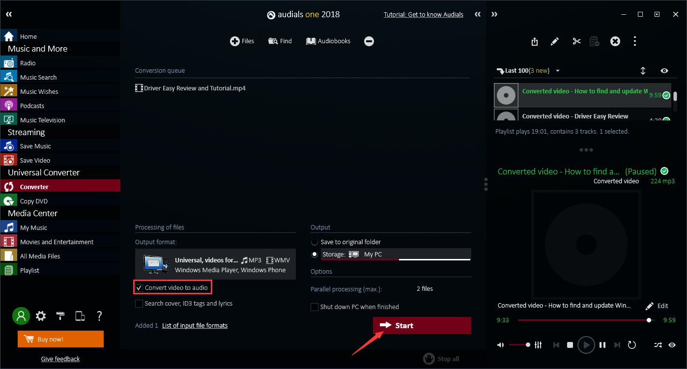 Best 2 Methods to Extract Audio From YouTube Video Easily! - Driver Easy
