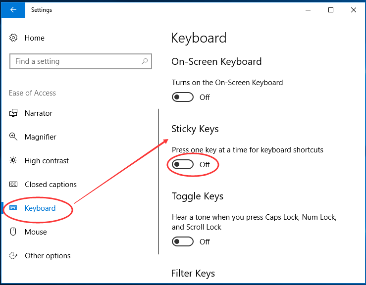Turn Off Sticky Keys on Windows 10 Easily [with pictures] - Driver Easy