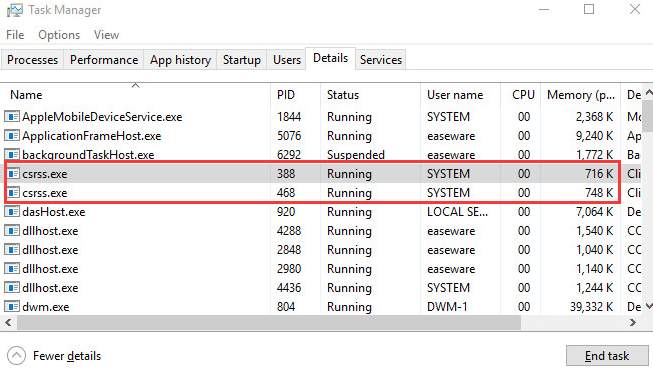csrss.exe (Client Server Runtime Process) - What Is It and Should I Remove It? - Driver Easy