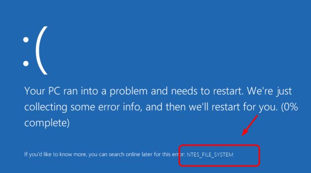 NTFS FILE SYSTEM Error on Windows 10 [Fixed] - Driver Easy
