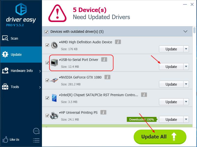 USB to Serial Diver Download for Windows - Easily & Quickly - Driver Easy