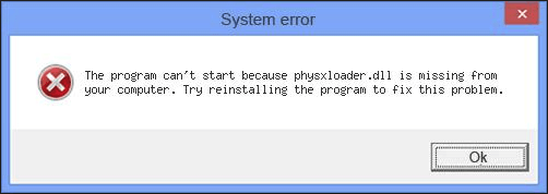 Solved: physxloader.dll is missing Game Start Error - Driver Easy