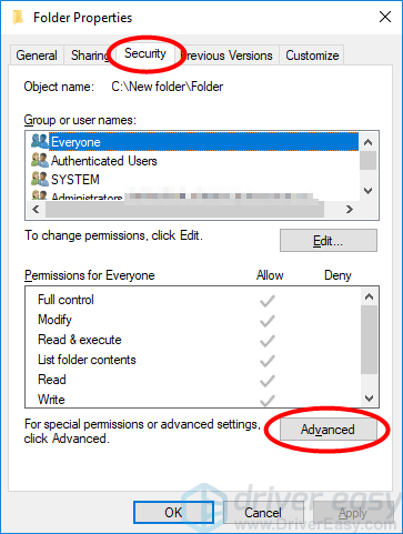 How to Fix "Access Denied" File and Folder Errors on Windows - Driver Easy