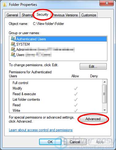 How to Fix "Access Denied" File and Folder Errors on Windows - Driver Easy