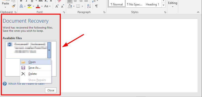 Easily Recover a Lost Word Document in Windows 10 [with Pictures ...