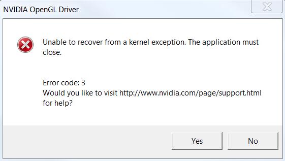 Fix: NVIDIA OpenGL Driver Unable to Recover from a Kernel Exception - Driver Easy