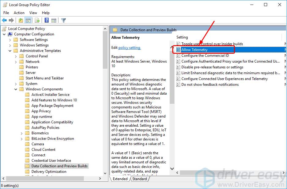 [Solved] Microsoft Compatibility Telemetry High Disk Usage on Windows 10 - Driver Easy