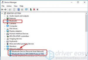 Fix Windows 10 Bluetooth Missing Issue. Quickly & Easily! - Driver Easy