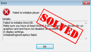 Failed to initialize Direct3D [Fixed] - Driver Easy
