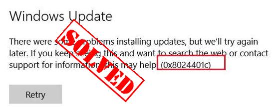 [Fixed] Windows Update Error 0x8024401c in Windows 10/11 - Driver Easy