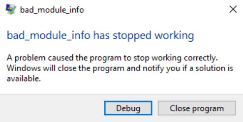FIX Bad Module Info Error Game Crash - Driver Easy