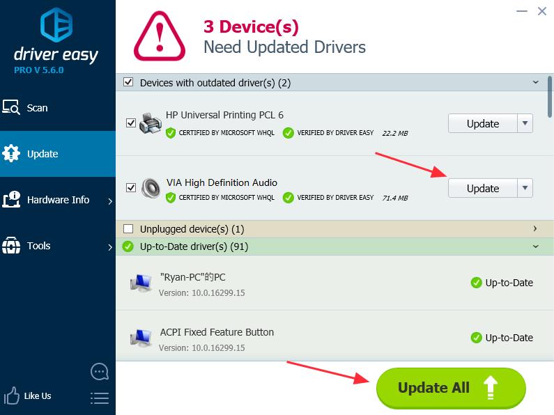 VIA HD Audio Driver Issue Fixed in Windows - Driver Easy