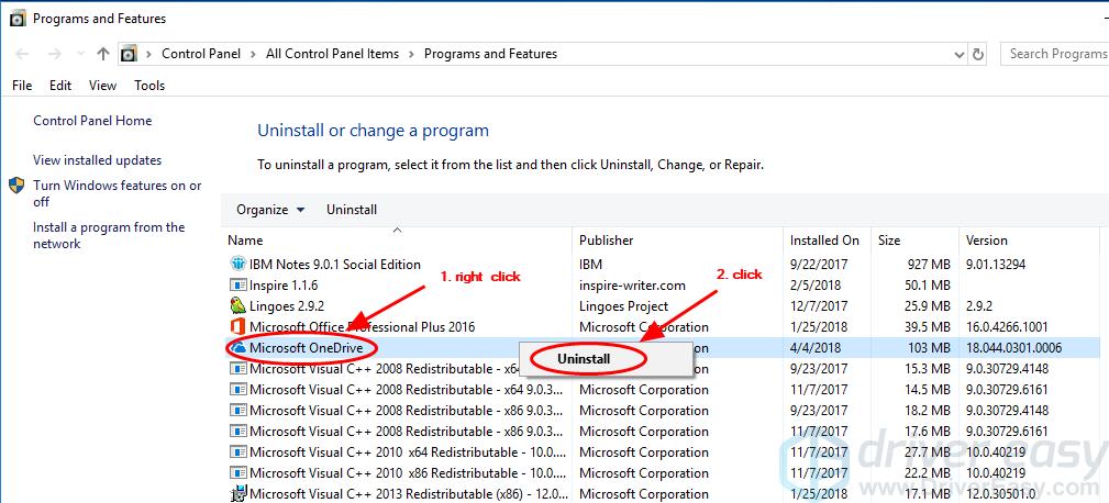 How to Uninstall Programs on Windows 10 - Driver Easy