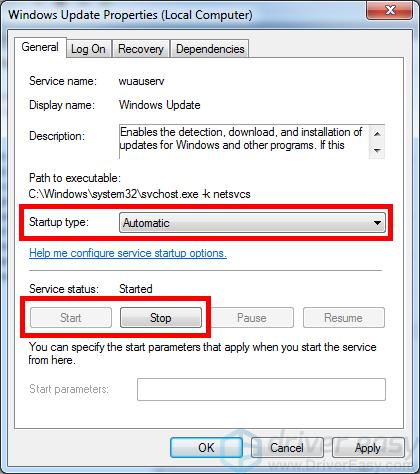 Windows Update Service Not Running [SOLVED] - Driver Easy