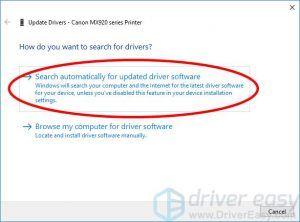 Canon MX920 Printer Driver Download for Windows - Driver Easy