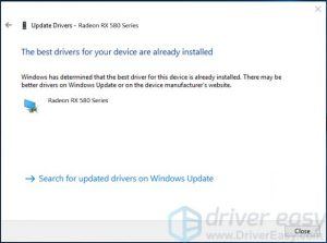 How to update AMD RX 580 drivers (2025) - Driver Easy