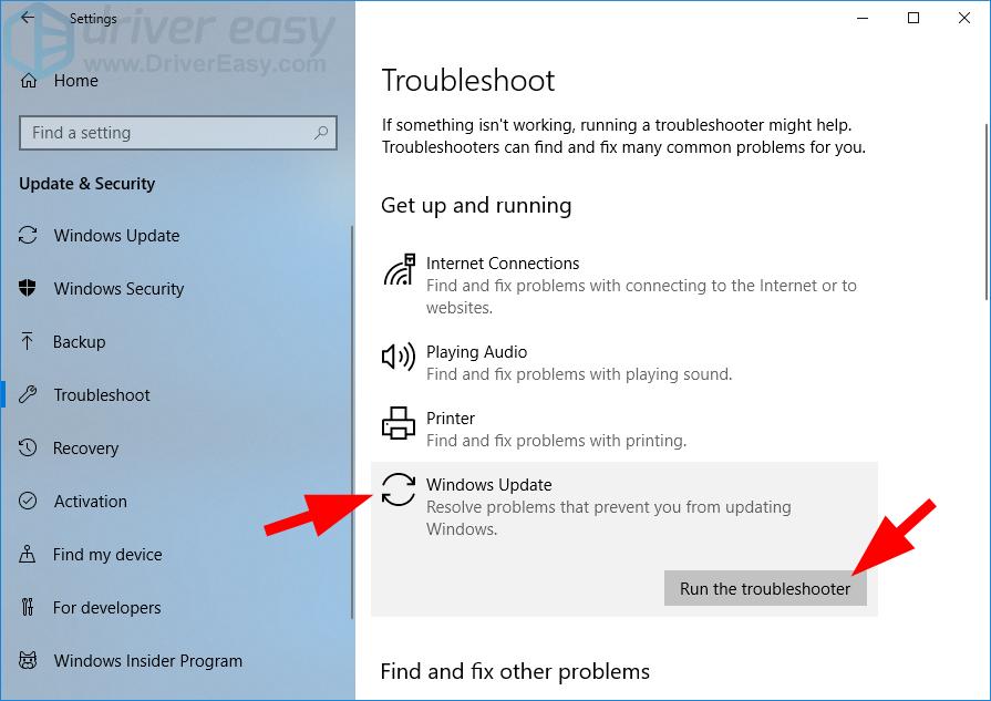Windows Update 10 Not Working [FIXED] - Driver Easy