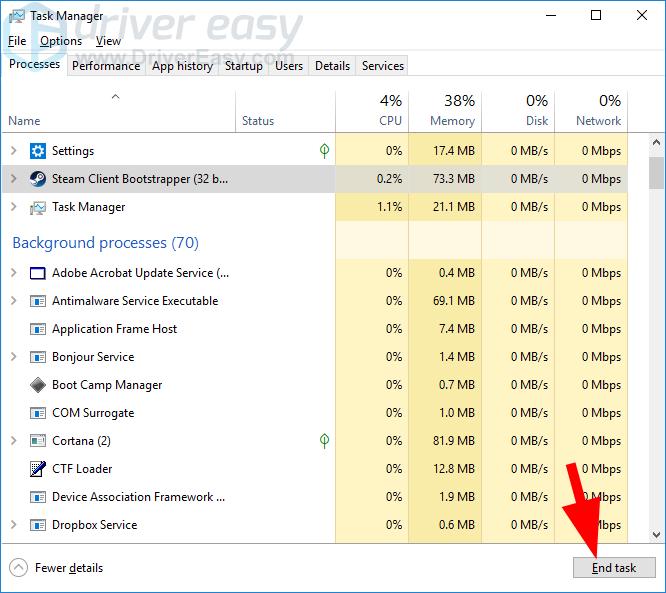 Failed to Initialize BattlEye Service: Generic Error [FIXED] - Driver Easy