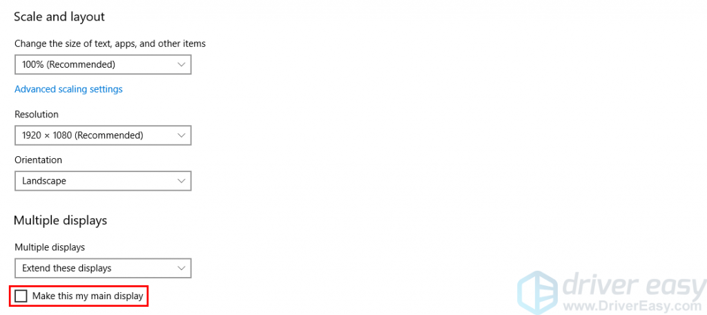 How to Set up Your Second Monitor in Windows 7, 8 and 10 - Driver Easy