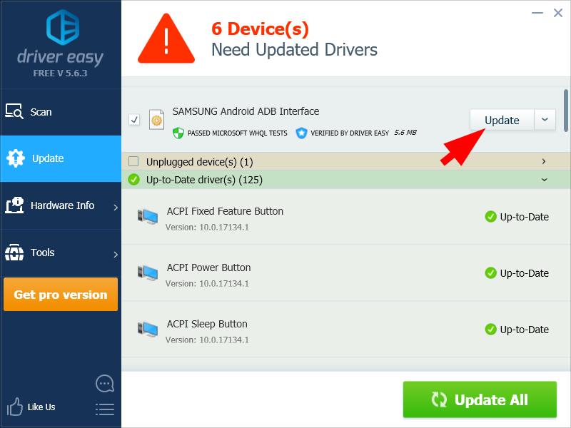 Samsung ADB Driver Download - Driver Easy