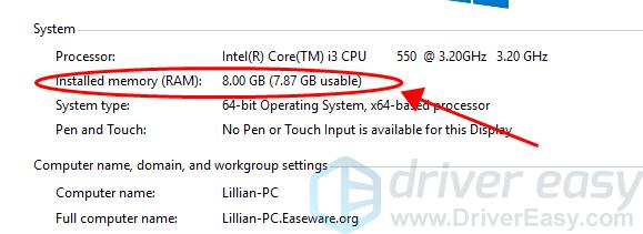 How to Check RAM on Windows | Quickly & Easily. - Driver Easy