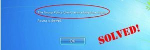The Group Policy Client service failed the logon [SOLVED] - Driver Easy