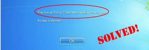 The Group Policy Client service failed the logon [SOLVED] - Driver Easy