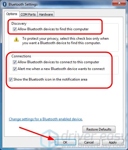 How to turn on Bluetooth on Windows 7 [Solved] - Driver Easy