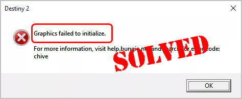 Destiny 2 Graphics Failed to Initialize [SOLVED] - Driver Easy