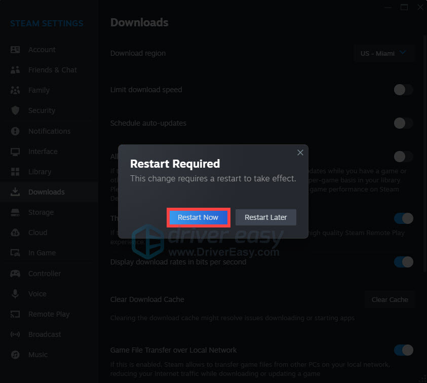 Steam Download Slow: How to Fix it - Driver Easy