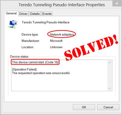 This device cannot start. (code 10) in Network Adapter [SOLVED] - Driver Easy