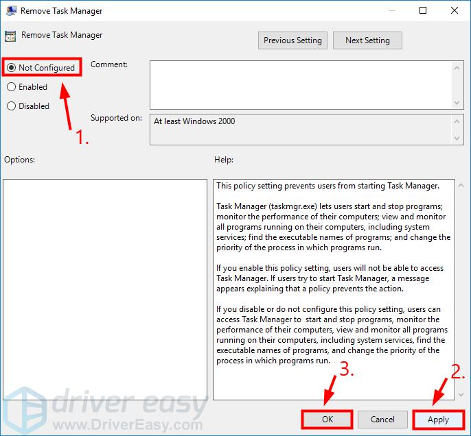 Task Manager Not Responding [Fixed] - Driver Easy