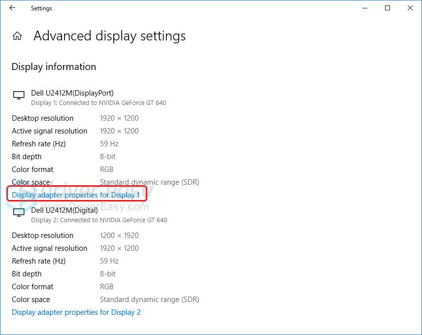 How to Change Windows 10 Display Settings - Driver Easy