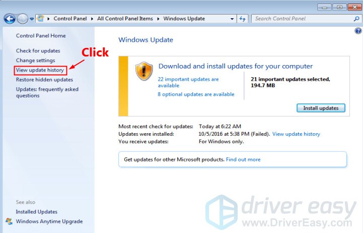 How to fix Windows 7 update stuck - 2024 Tips - Driver Easy
