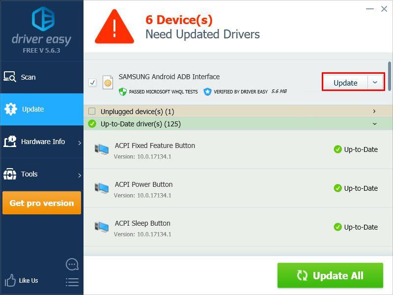 Install the ADB Driver on your Windows PC [Easily] - Driver Easy