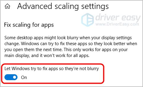 Windows 10 Blurry Text? Here's How to Fix it. - Driver Easy